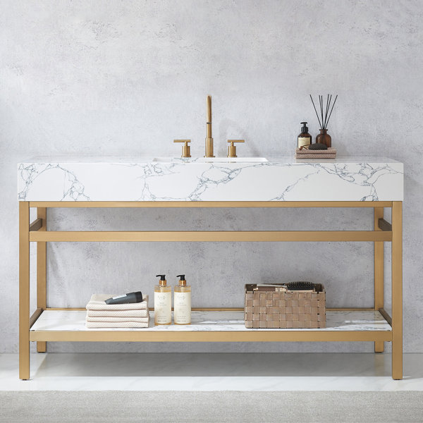 Mercer41 Ensemble de meuble-lavabo simple 60 po Oramsy - Wayfair Canada